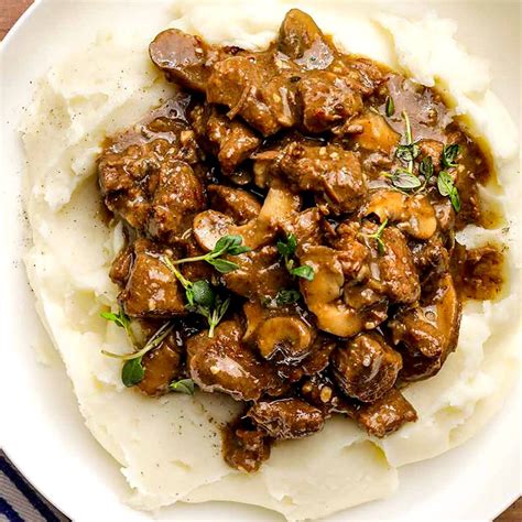 Sirloin Beef Tips With Mushroom Gravy — Homemade Delivered