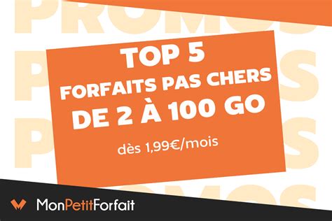 Les MEILLEURS forfaits mobiles sans engagement dès mois
