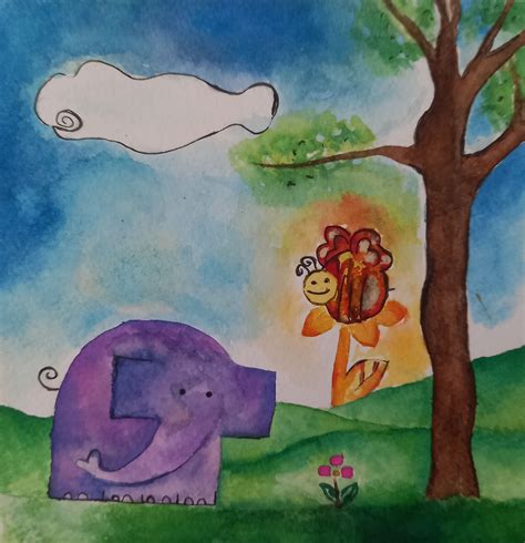 نمونه کارهای تصویرگری کتاب کودک با آبرنگ موسسه ایران تایپیست