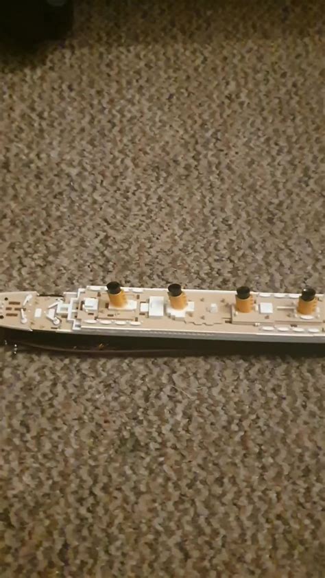 Titanic Model Sinking And How I Did It