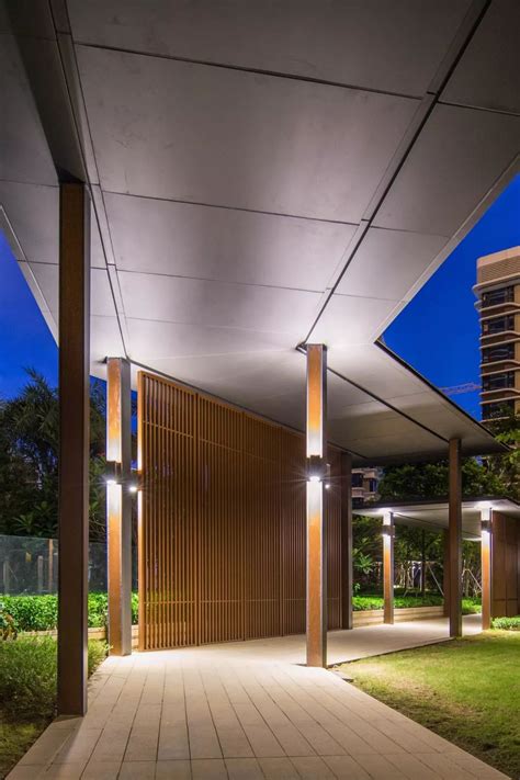 室外连廊室外玻璃走廊商业连廊大山谷图库