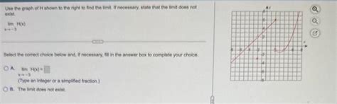 Solved Use The Graph Of H Shown To The Right To Find The Chegg Com