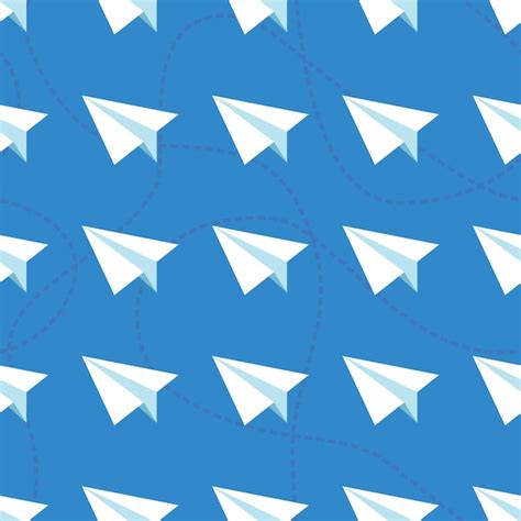 Aviones De Papel Con L Neas Enredadas Patr N Sin Fisuras Repetici N De