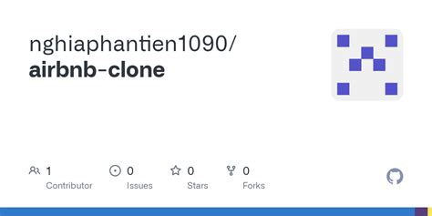 GitHub Nghiaphantien Airbnb Clone