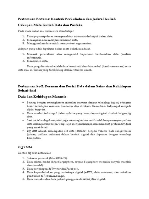 Catatan Data Dan Pustaka Pdf