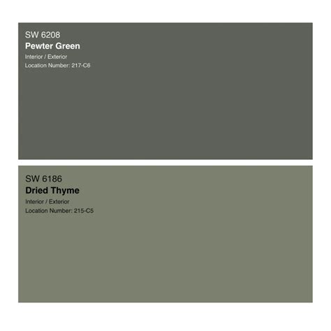 Pewter Green Sw 6208 By Sherwin Williams Artofit
