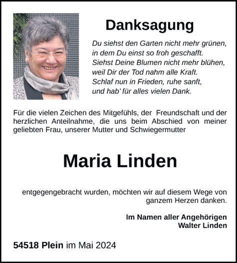 Traueranzeigen Volksfreund Trauer De