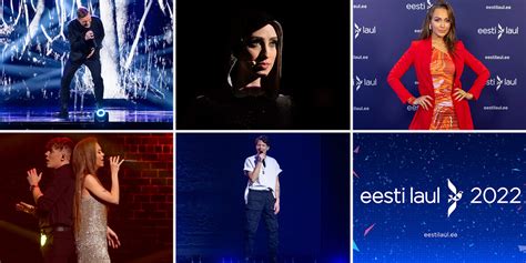 Estonia First Finalists For Eesti Laul 2022 Selected