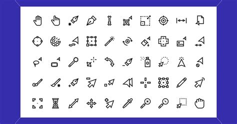 Selection And Cursors Icons Icons Ft Choice And Cursor Envato