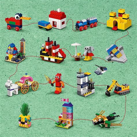LEGO Classic 90 Years of Play Building Set, Creative Thinking, 15 Toy ...