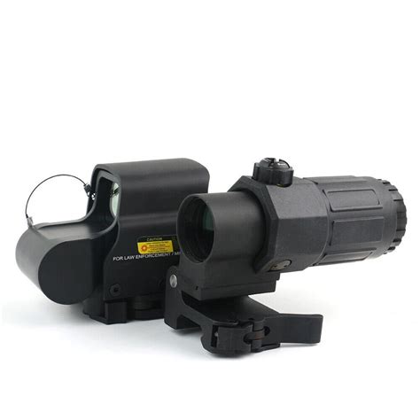 Shop Red Green Dot Holographic Sight And 3x Magnifier