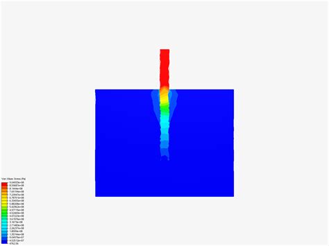 Anchor Rod In Base Material By Kschelleis Simscale