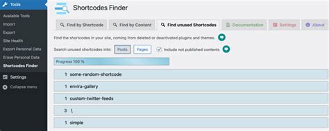 How To Find And Remove Unused Shortcodes In Wordpress