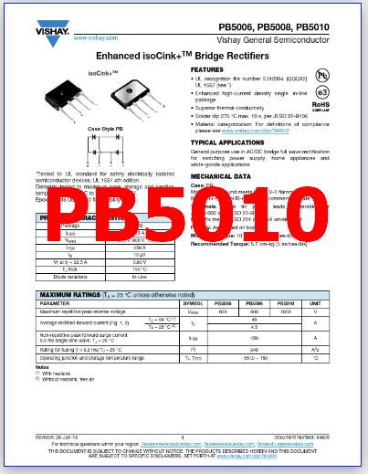 PDF PB50 Components