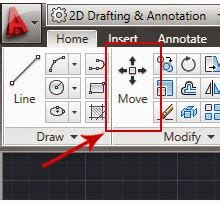 Cara Menggunakan Perintah Move Dan Copy Dalam Autocad Drafter Autocad