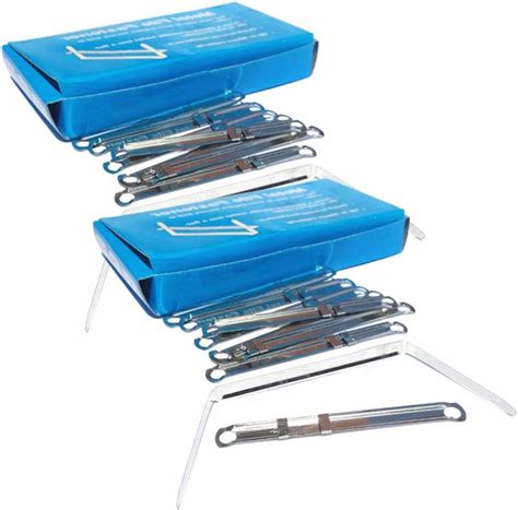 TOYANDONA Pcs Metal File Fastener Prong Paper Fastener Binder Clip Paper Fasteners Loose Leaf