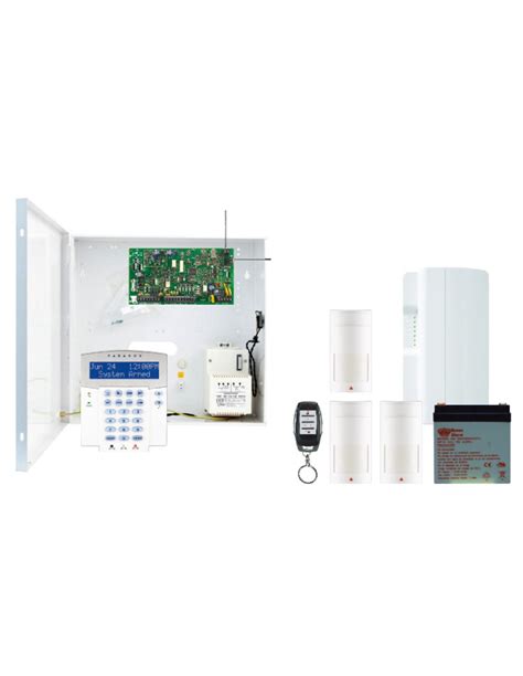 Kit Compuesto Por Kit B Hibrido Magellan 32 Zonas Teclado Lcd Azul Gsm