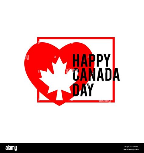 Vector Isolated Handwritten Lettering Logo For Canada Day With