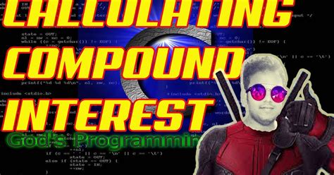 Finding Compound Interest In C Programming