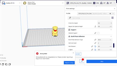 Cura 521 Fail To Slice Model · Issue 13749 · Ultimakercura · Github