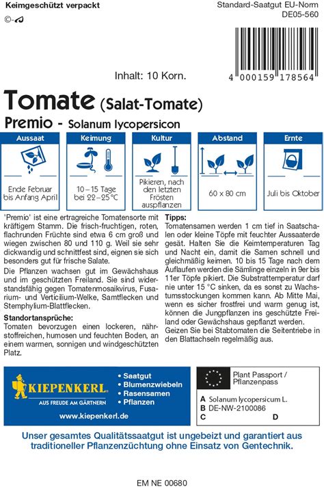 Kiepenkerl Tomate Premio F1 Hybride Kaufen Bei Obi