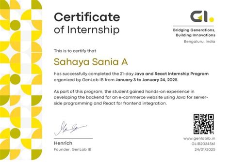 Java React Internship Learning Softwaredevelopment Professionalgrowth Sahaya Saniaa