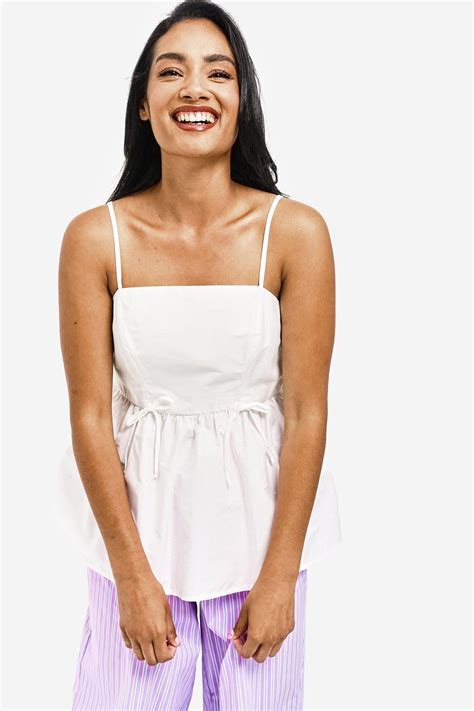 Peplum Bow Tie Top