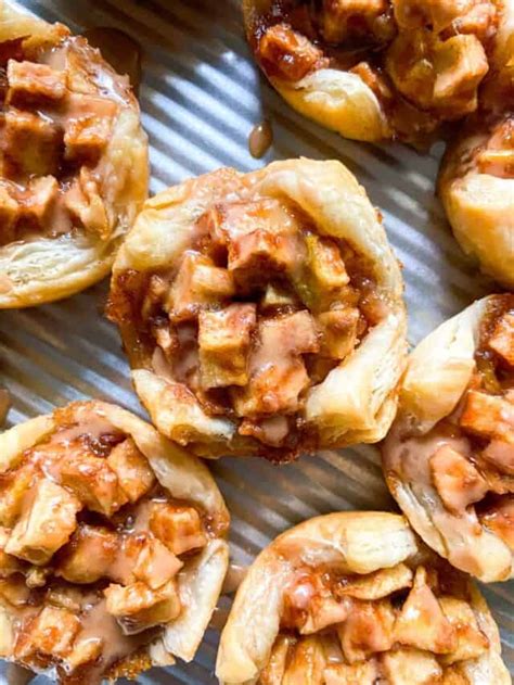 Mini Apple Pies Puff Pastry Sugary Logic