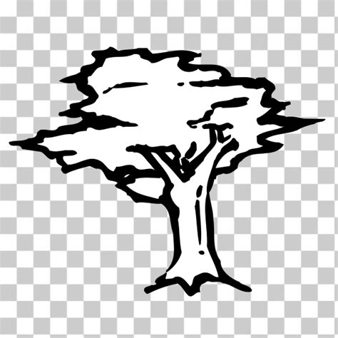 Free SVG Tree Sketch Nohat Cc
