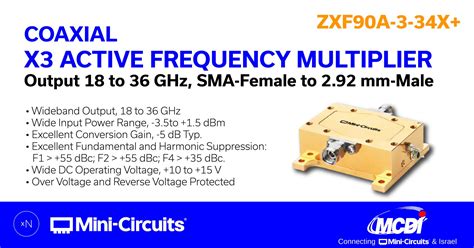 Mcdi Ltd New Product Highlight The Mini Circuits Zcdc10 01203 S