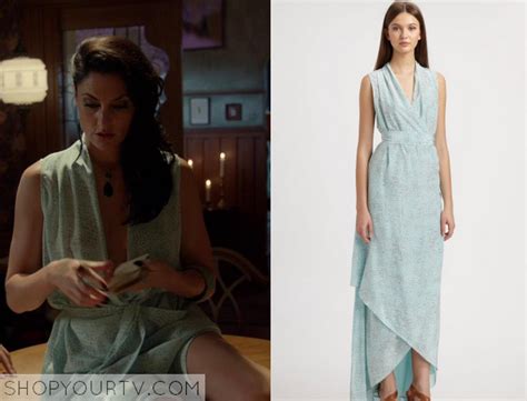 Witches Of East End Season 2 Episode 2 Wendys Printed Fringe Kimono