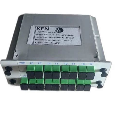 Pvc 16f Plc Splitter Cassette For Networking Devices At Rs 700 Piece In Gurugram