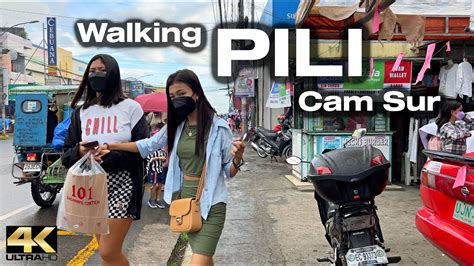 Pili Camarines Sur Bicol Philippines Walking Tour 4k Youtube