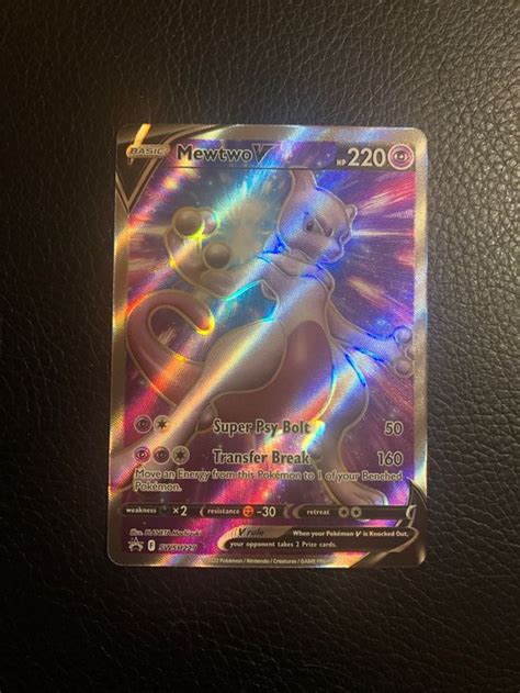 Mewtwo V Full Art Promo SWSH229 Ab 1 Kaufen Auf Ricardo