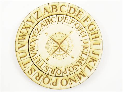 Cypher Wheel Cipher Disk Cipher Puzzle Escape Room Puzzle Cypher Disk