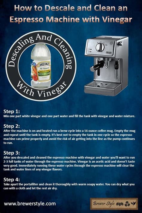 How To Clean And Descale An Espresso Machine