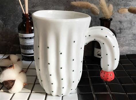 Ceramic Cactus Coffee Mug Feelt