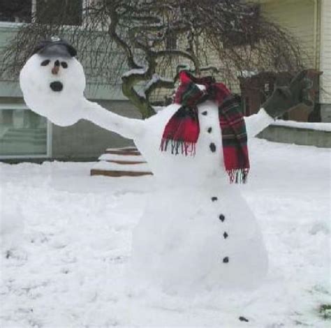 7 Bonhommes De Neige Insolites