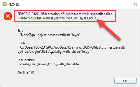 Levee Tool Walls — Flo 2d Tutorials Documentation