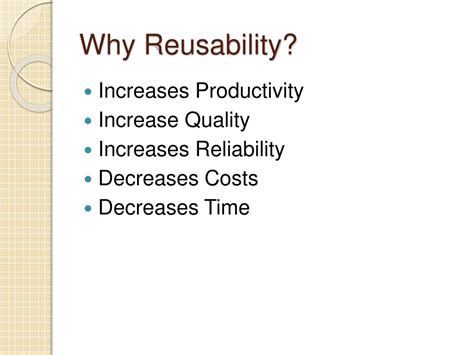 PPT Reusability In Software Development Key Benefits And Strategies PowerPoint Presentation