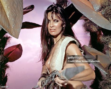 Englisha Actress Caroline Munro As Dia In The Sci Fi Fantasy Film At