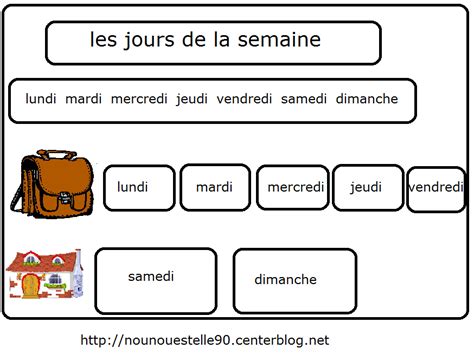 Les Jours De La Semaine