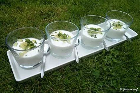 Fromage blanc au concombre de Juste un œuf et ses recettes de cuisine similaires RecettesMania