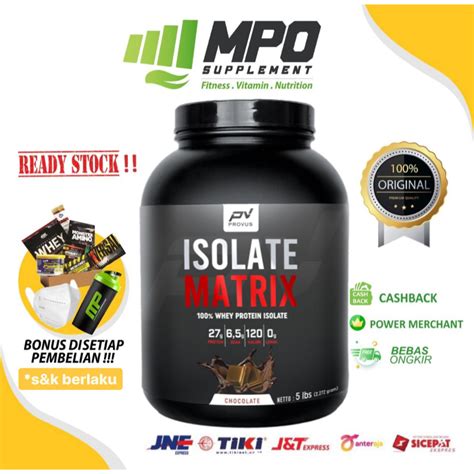 Jual Provus Isolate Matrix 5lbs Provus Whey Isolate Matrix Whey Protein Provus Isolate Matrix