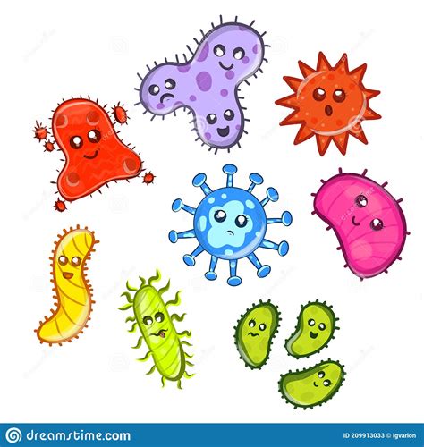 Diplococcus Icon Color Outline Vector 230349550