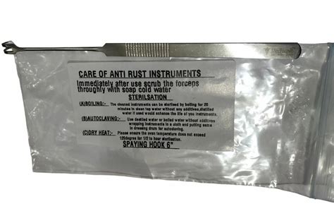 Stainless Steel 6 Inch Spay Hook For Vet Hospitals At ₹ 190piece In