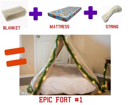 Easy Blanket Forts