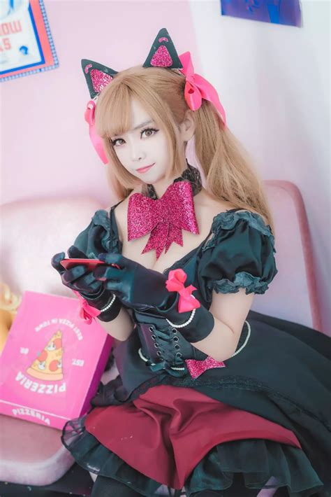 韩国妹子“티티클”本色cos 黑猫装扮娇俏迷人3dm单机