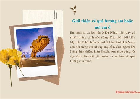 Giới Thiệu Về Quê Hương Em Hoặc Nơi Em ở 32 Mẫu Tập Làm Văn Lớp 2