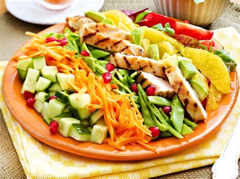 Hähnchen Avocado Salat Rezept LECKER